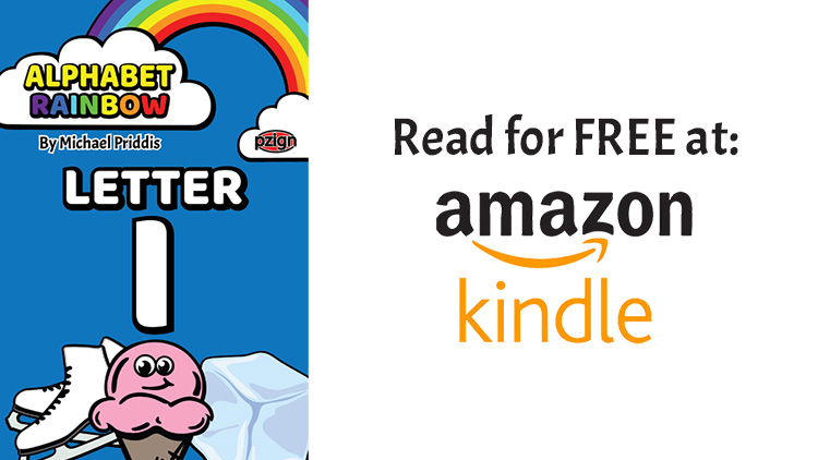 Alphabet Rainbow – Letter I Book - pzign